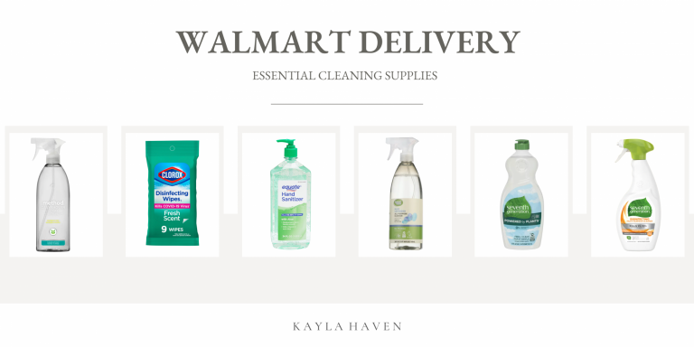 Essential & Safe Cleaning Supplies From Walmart Delivery — Kayla Haven